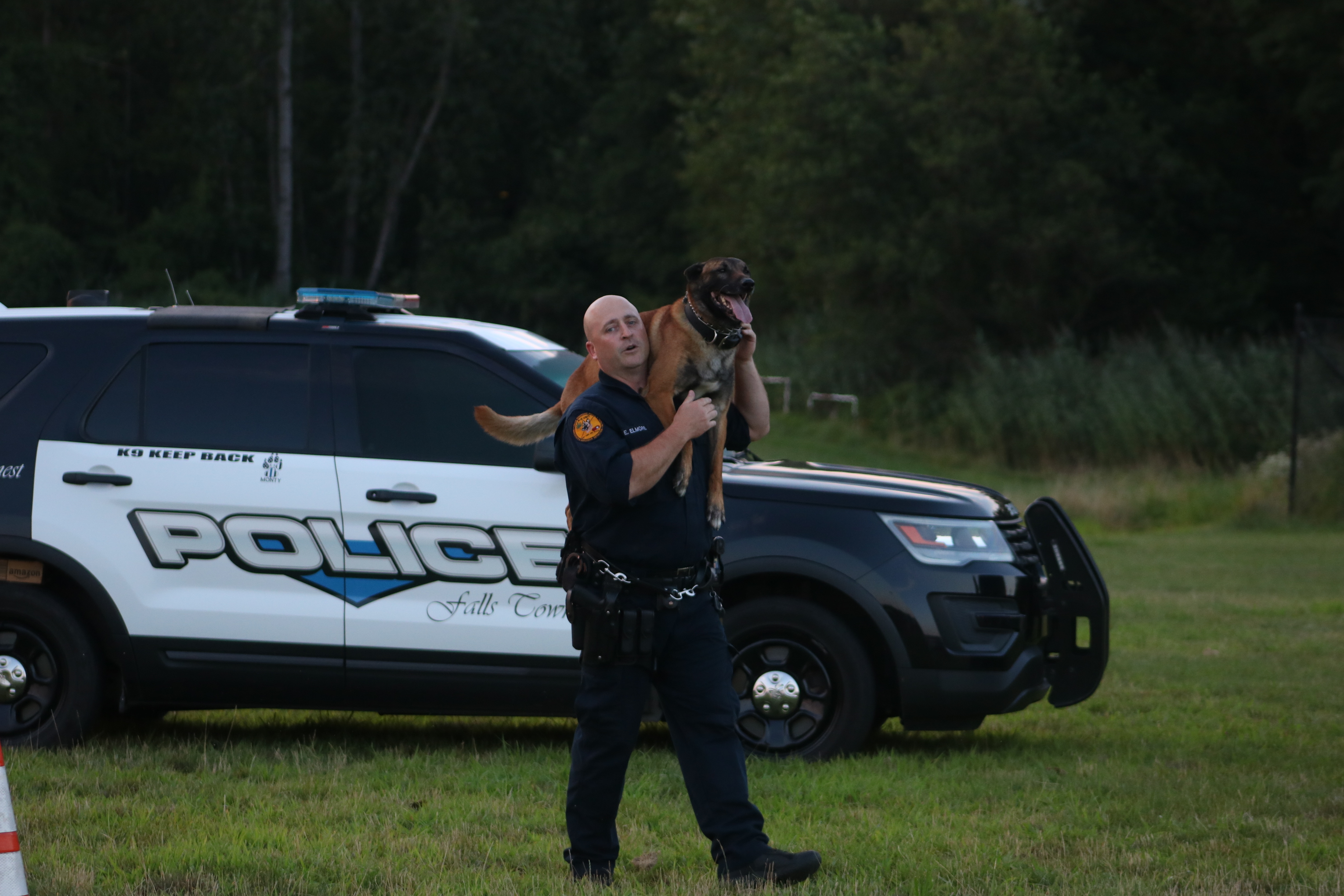 Falls Twp. Police Celebrates Career Of K-9 Monty As He Nears Retirement ...
