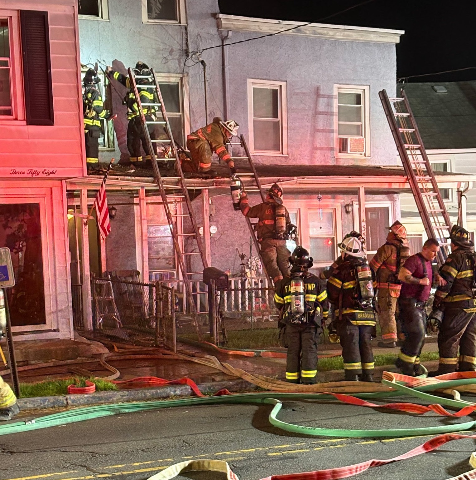 Firefighters Battle Early Morning Blaze In Tullytown - LevittownNow.com